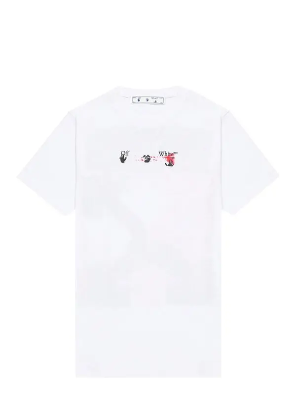 Off-White Acrylic Arrow Slim Tee - White