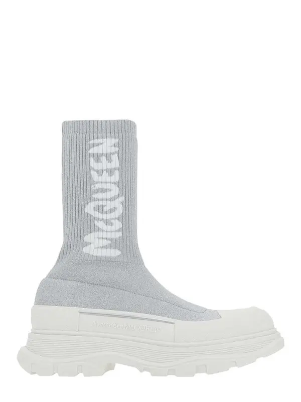 Alexander McQueen Tread Slick Ankle Boots - Grey