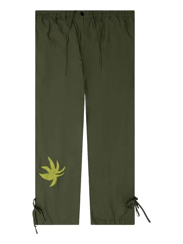Marni X No Vacancy Inn Gabardine Pants - Green