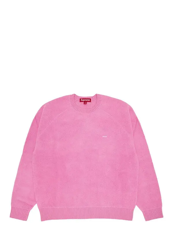 Supreme Terry Small Box Sweater - Pink