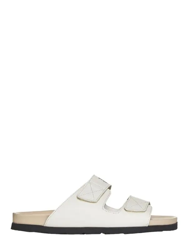 Palm Angels Double-strap Sandals - Cream