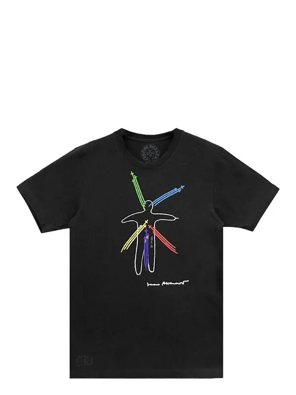 Chrome Hearts X Marina Abramovic Graphic Print T-shirt /multicolor - Black