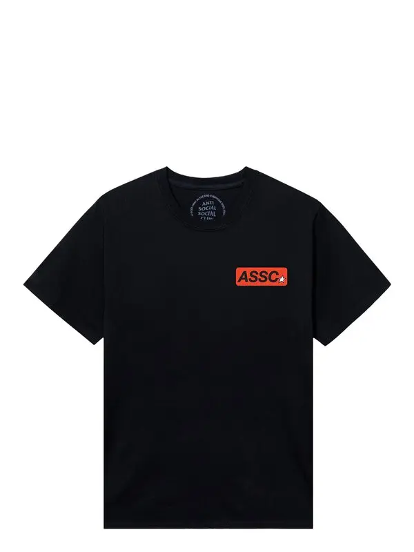 ANTI SOCIAL SOCIAL CLUB Flames Tee - Black