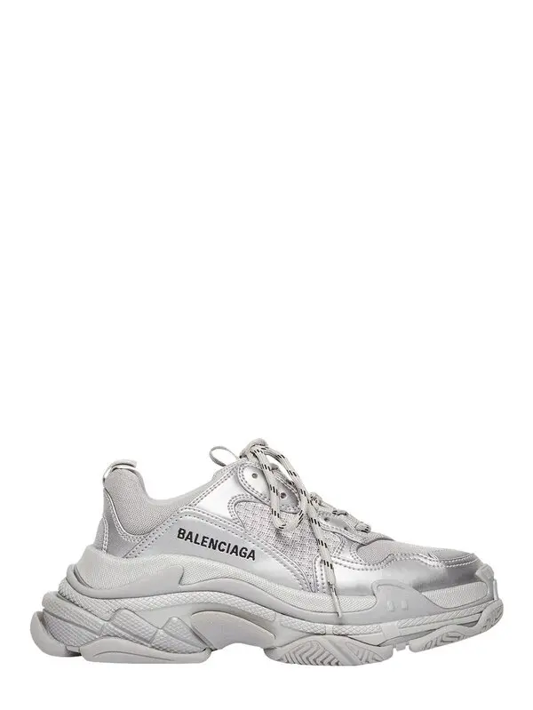Balenciaga Triple S Sneaker - Silver