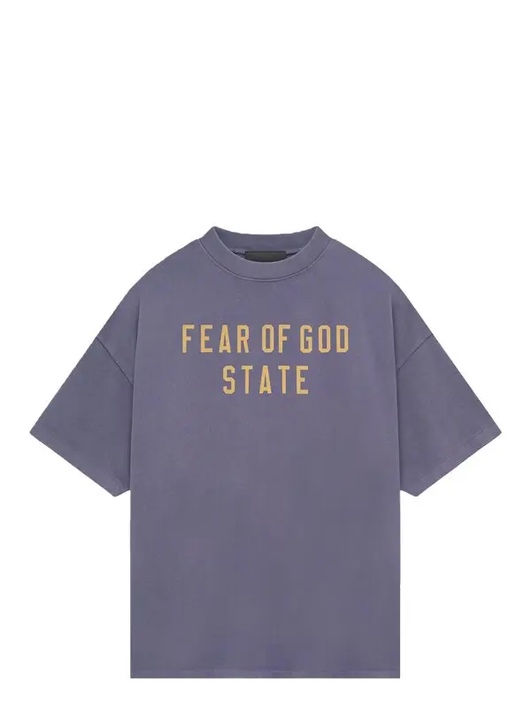 Fear Of God Heavy Crewneck Tee - Purple