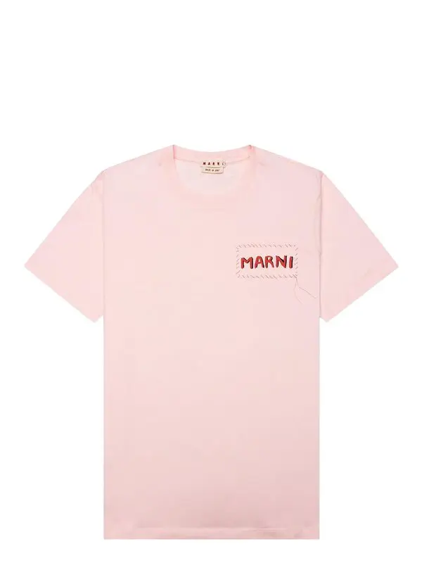 Marni Patch T-shirt - Pink