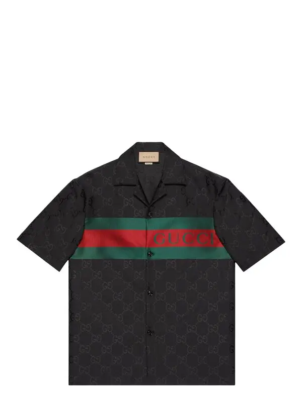 Gucci Jacquard Shirt - Black