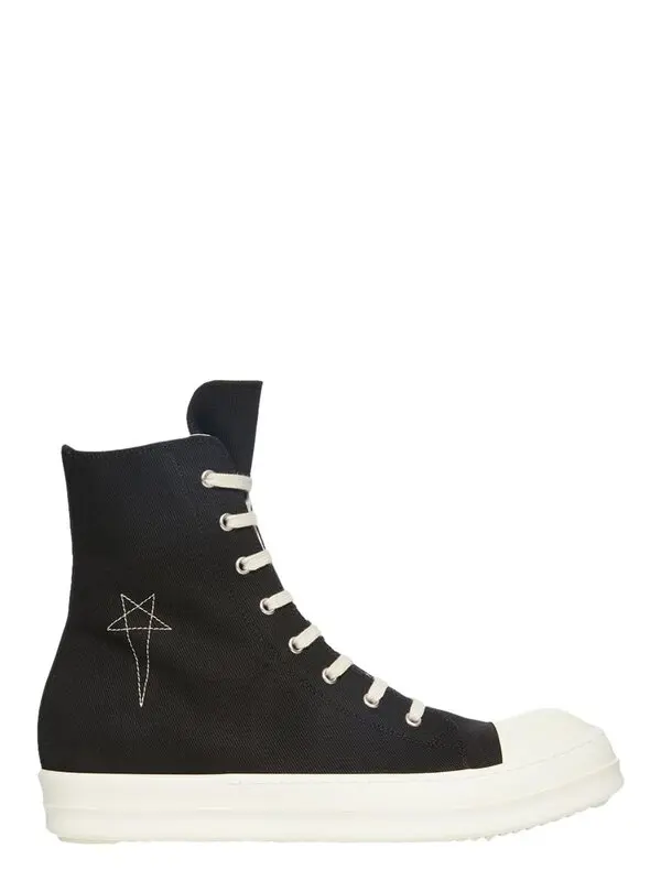 Rick Owens Luxor High Sneakers - Black