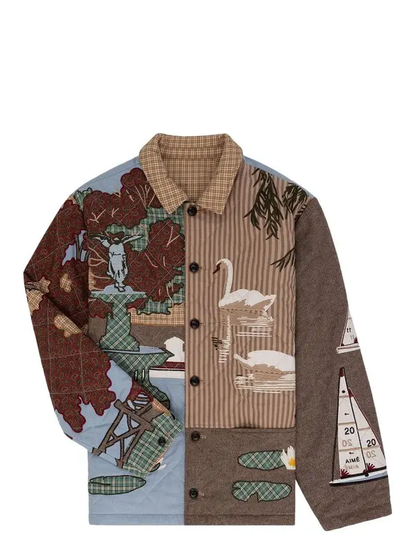 Aimé Leon Dore Uptown Patchwork Jacket - Multicolor