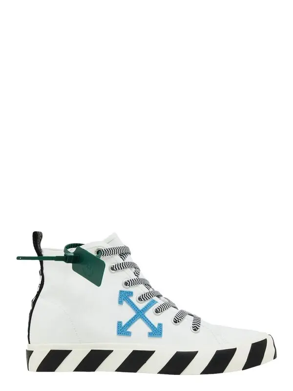 Off-White Vulcanized Mid Top Sneakers - White