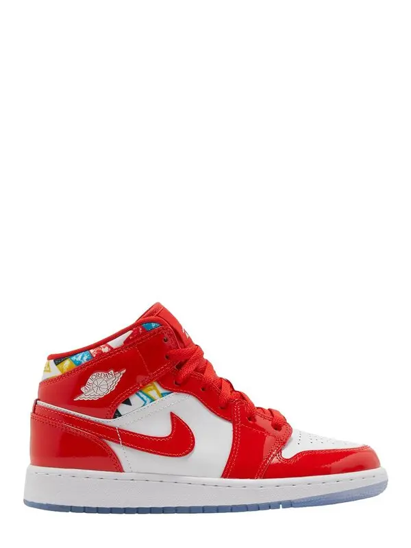 JORDAN 1 Mid Se Gs Sneakers - Red