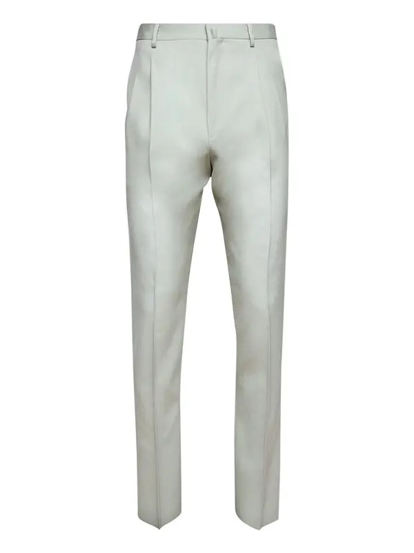 LANVIN Straight Leg Trousers - Green