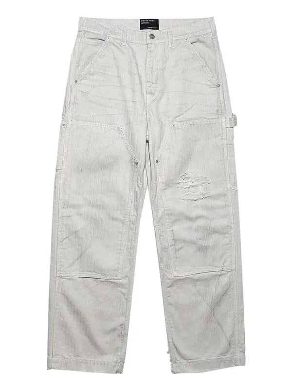 Enfants Riches Déprimés Double Knee Paint Pants - White