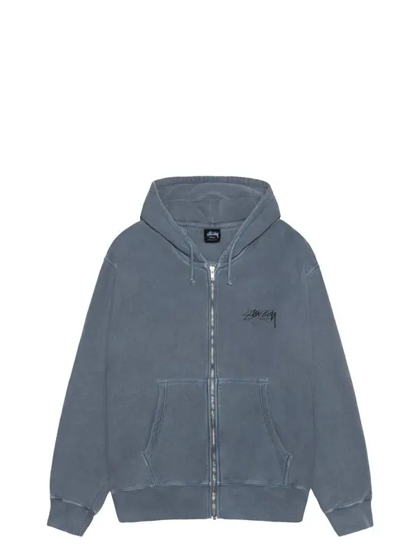 StÜssy Modern Age Zip Hoodie - Blue