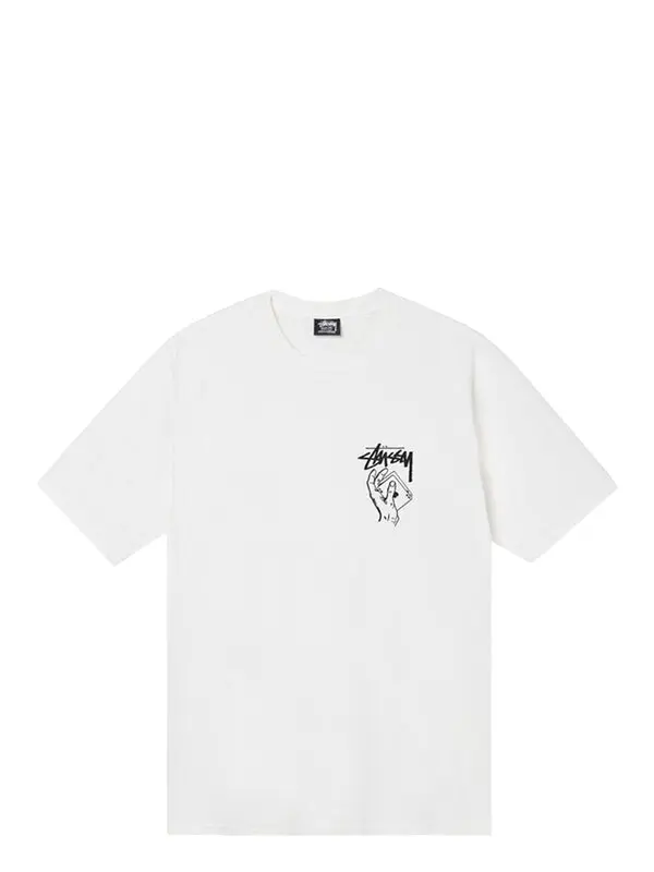 StÜssy Shuffle Pigment Dyed Tee - White