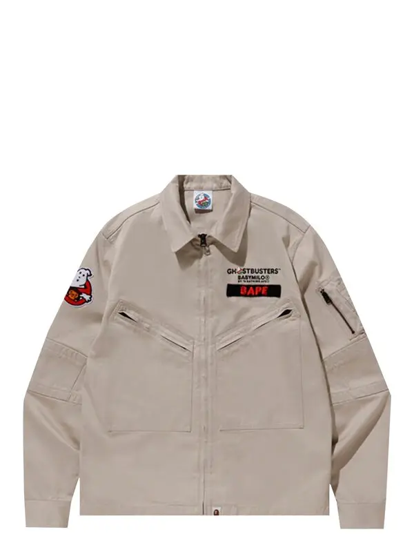A BATHING APE X Ghostbusters Baby Milo Shirt - Tan