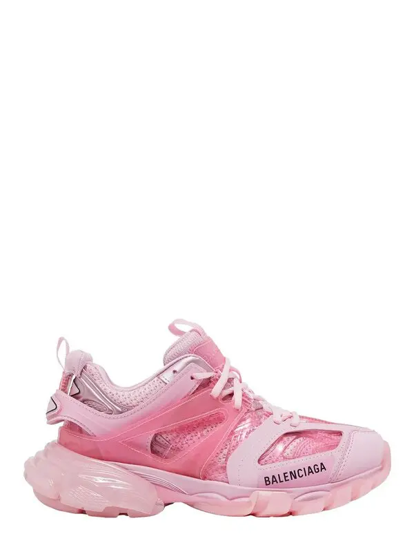 Balenciaga Track Sneaker With Clear Sole - Pink