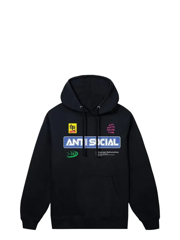 ANTI SOCIAL SOCIAL CLUB Sponsored Hoodie - Black