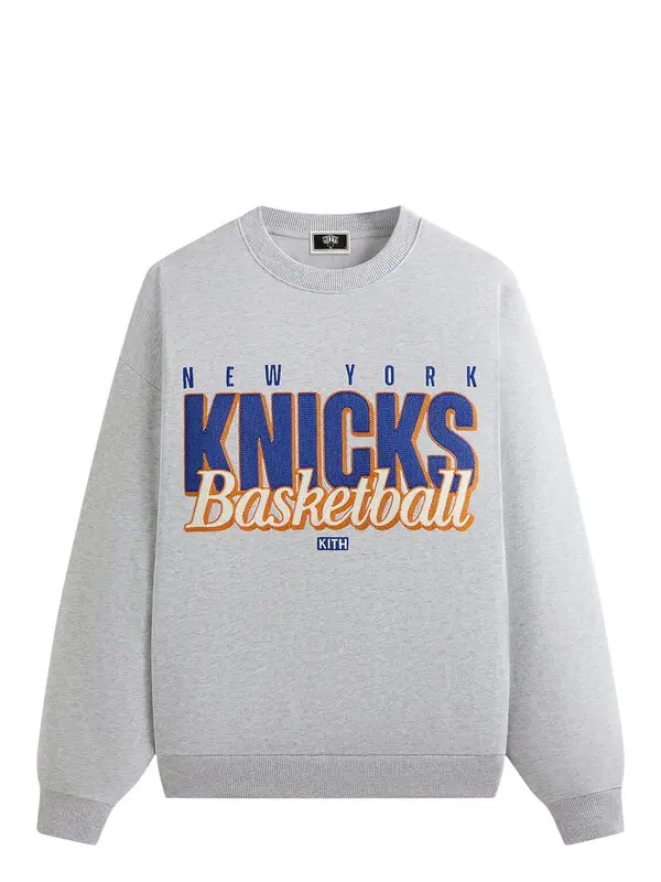 Kith For The New York Knicks Nelson Crewneck - Grey