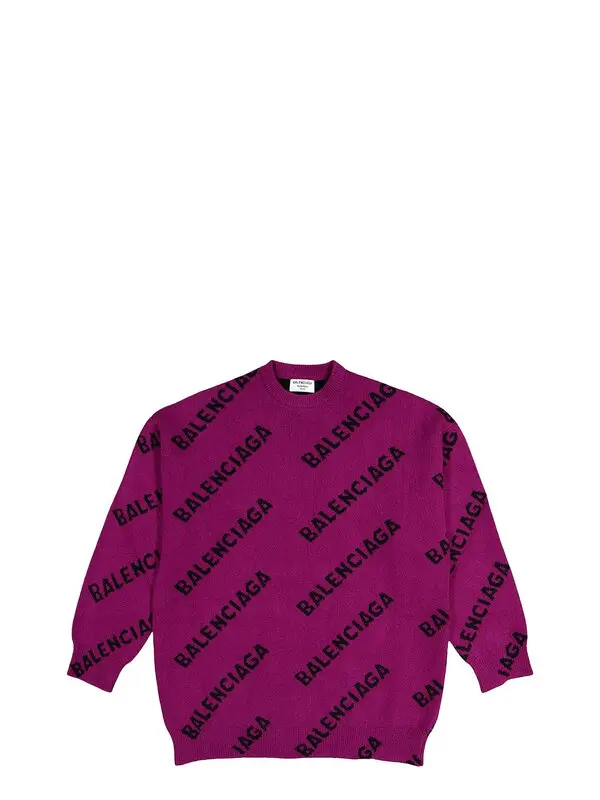 Balenciaga Logo Sweatshirt - Pink
