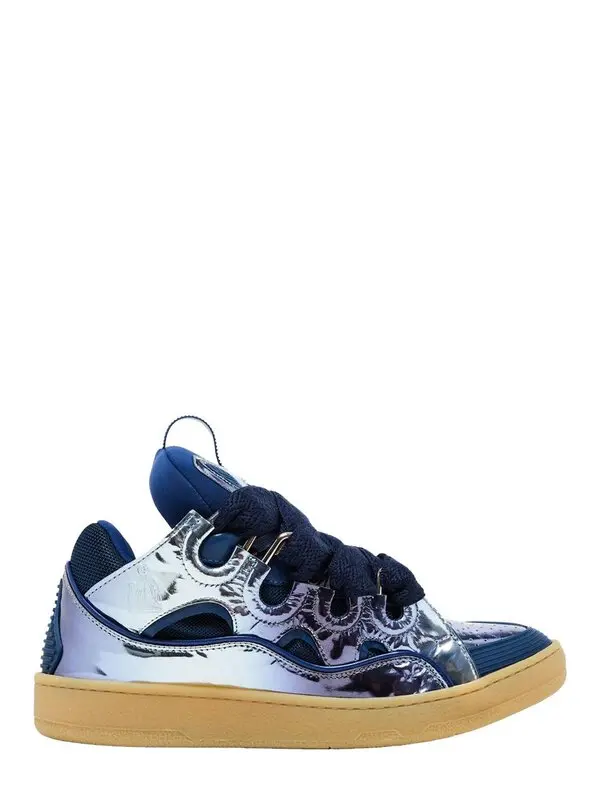 LANVIN Curb Specchio Degrade Sneakers - Blue