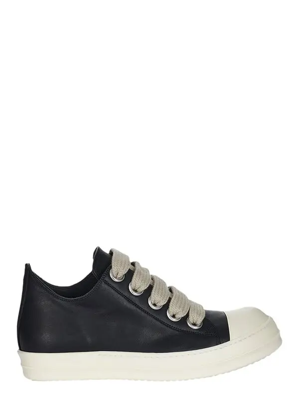 Rick Owens Porterville Jumbo Laced Low - Black
