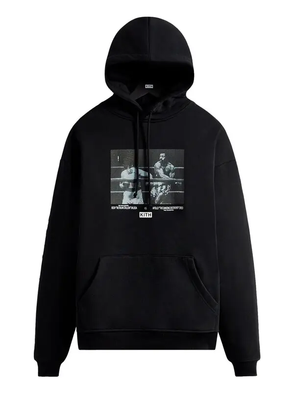 Kith For Rocky Title Fight Hoodie - Black