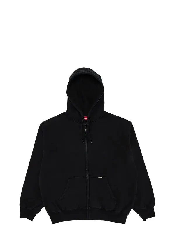 Supreme Work Zip Up Hoodie - Black