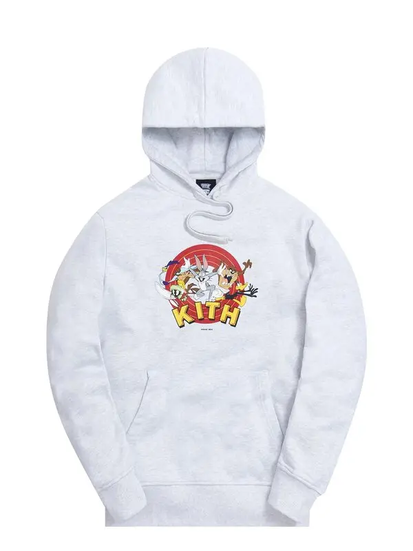 Kith X Looney Tunes That's All Folks Hoodie - Grey