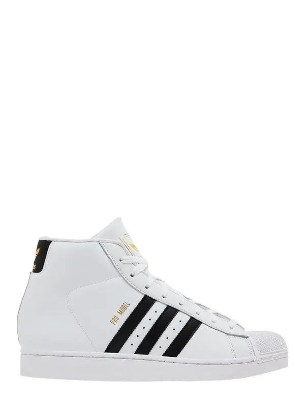 Adidas High-top Lace-up Sneakers - White
