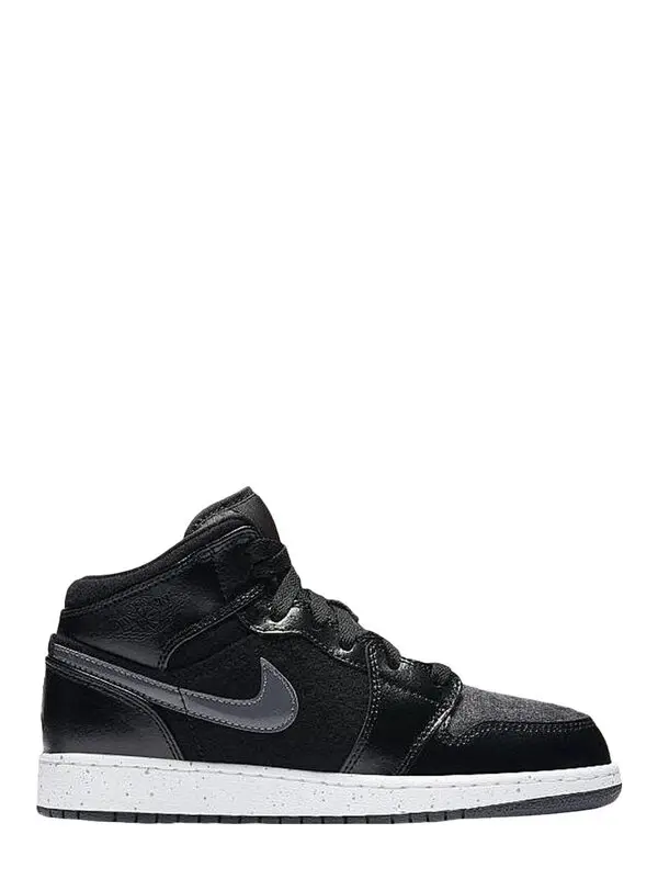 JORDAN 1 Mid Premium Sneakers - Black