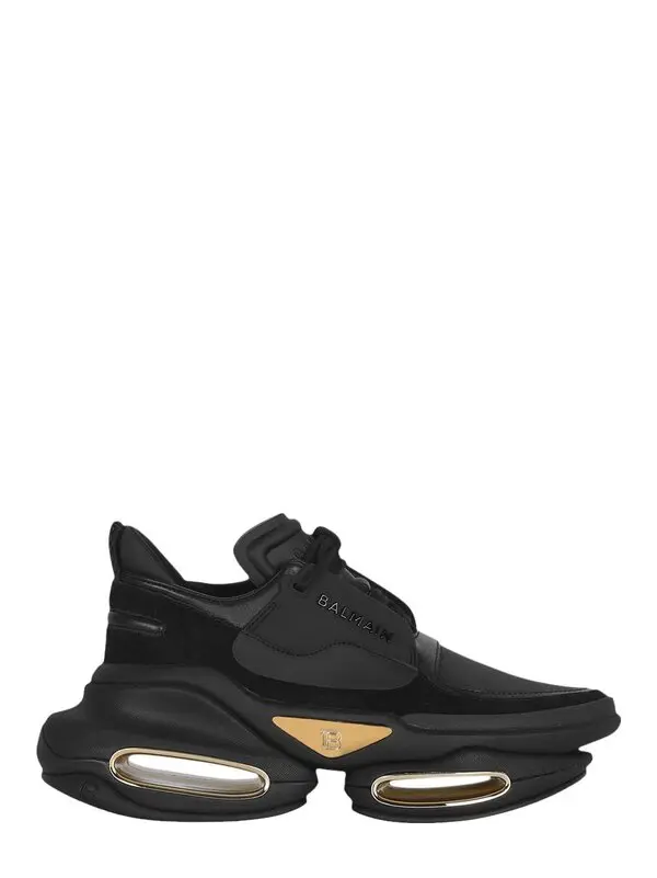 Balmain B-bold Low Top Sneakers - Black