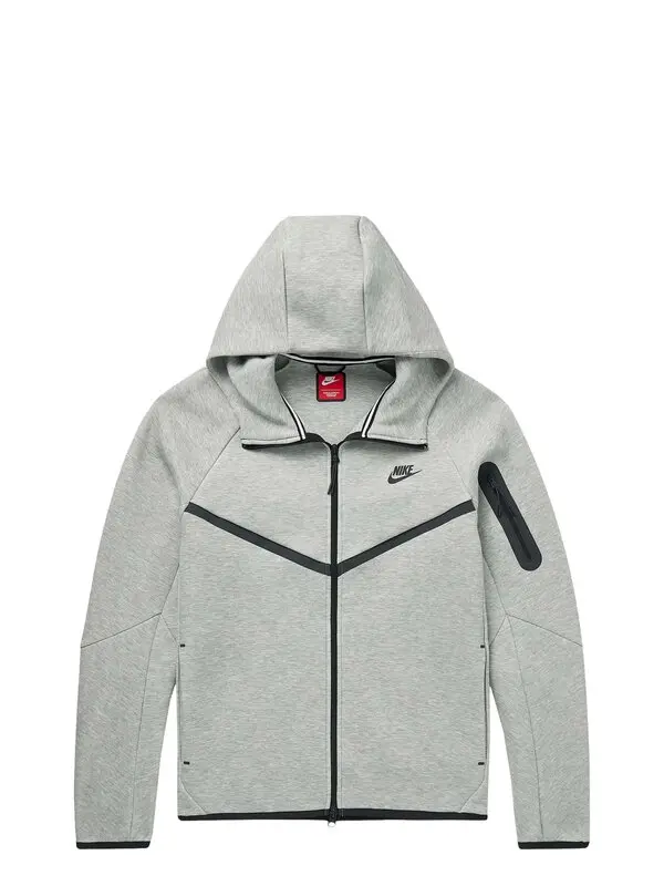 Nike Tech Full-zip Windrunner Hoodie - Grey