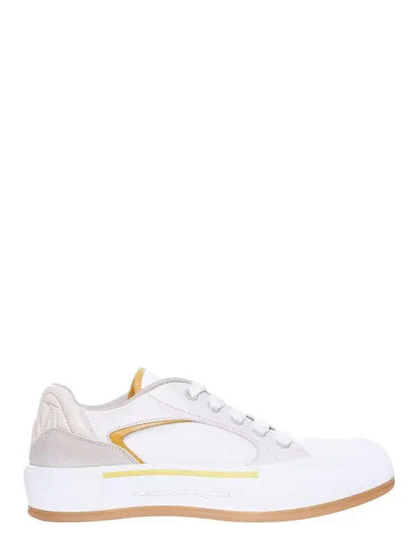 Alexander McQueen Skate Deck Plimsoll Low - White