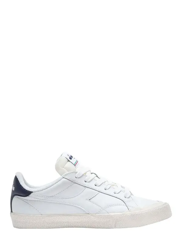 DIADORA Melody Leather Dirty Sneakers - White