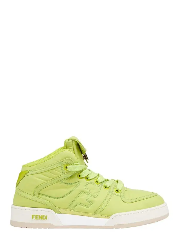 Fendi Match High Sneakers - Green
