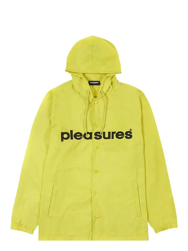 PLEASURES Keys Coaches Jacket - Yellow