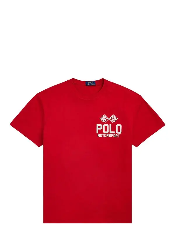 Polo Ralph Lauren Short-sleeve Uneven Jersey T-shirt - Red