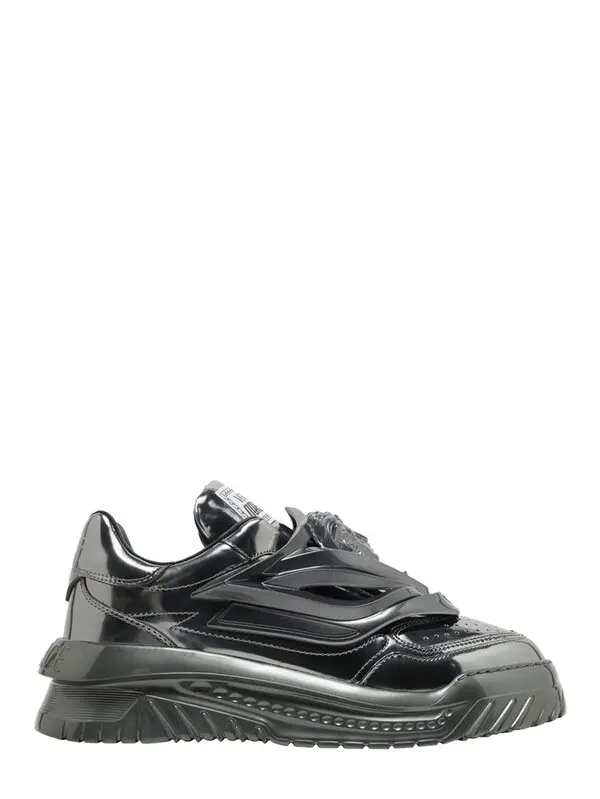 Versace Odissea Caged Rubber Medusa Sneakers - Grey