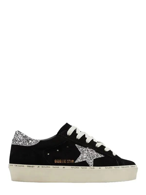 GOLDEN GOOSE Hi Star Sneakers - Black