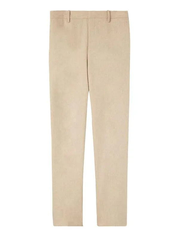 Off-White Slim Zip Pant - Tan