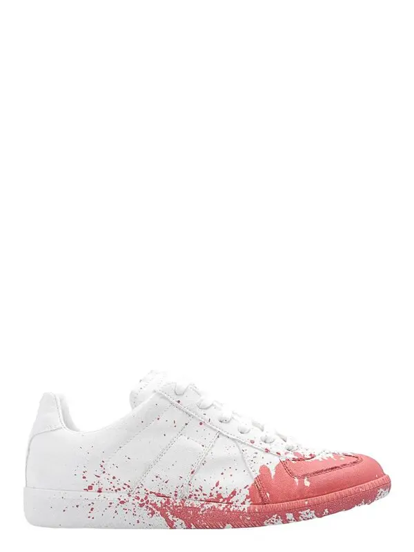 MAISON MARGIELA Replica Low 'paint Splatter - White