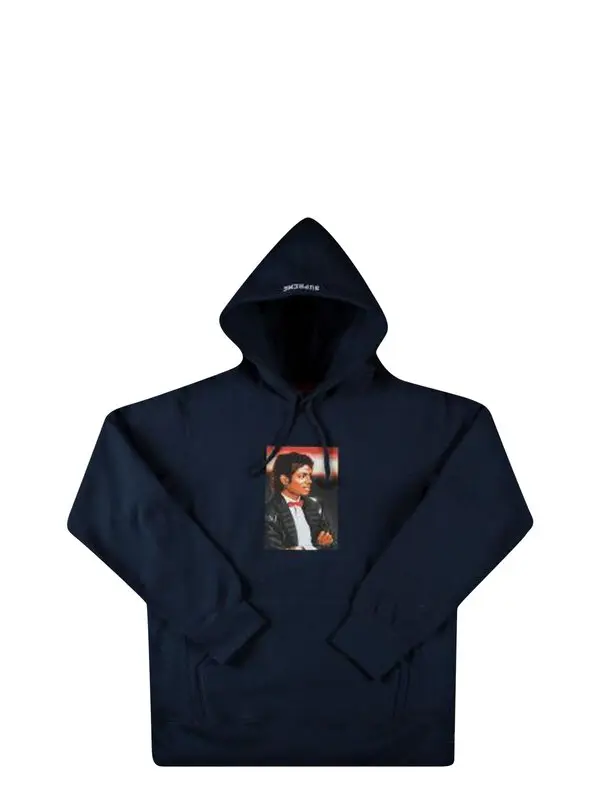 Supreme Michael Jackson Hooded Sweatshirt - Blue