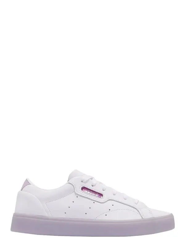 Adidas Sleek Lace Up Sneakers - White