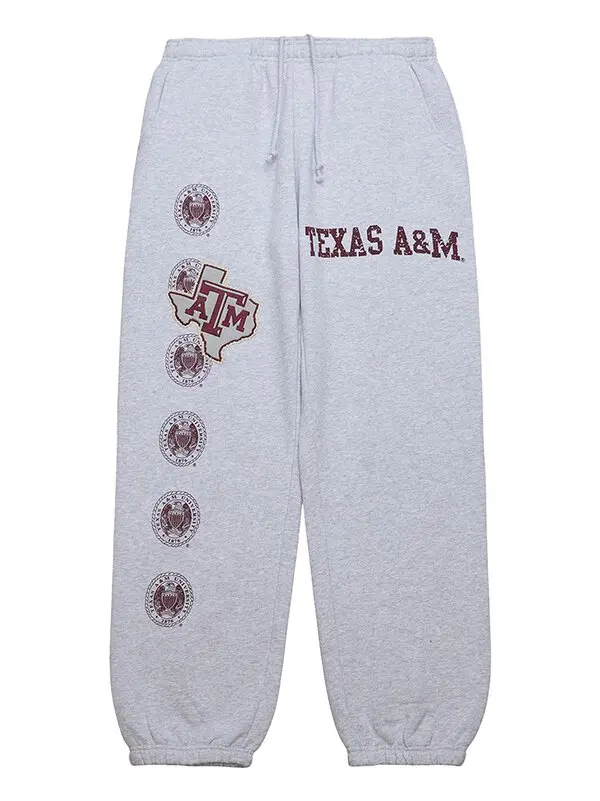 CACTUS JACK BY TRAVIS SCOTT X Mitchell & Ness Texas A&m University Sweatpants - Grey