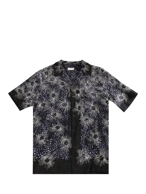 Dries Van Noten Carltone Embroidered Shirt - Blue