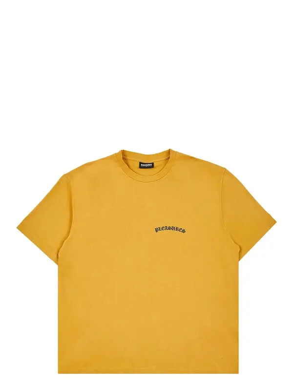 PLEASURES Neural Heavyweight T-shirt - Yellow