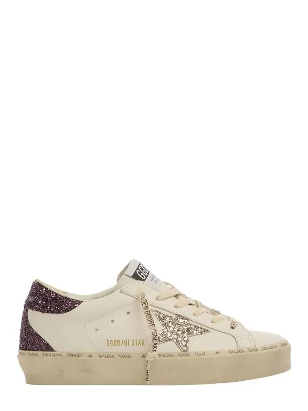 GOLDEN GOOSE Hi Star Sneakers - White