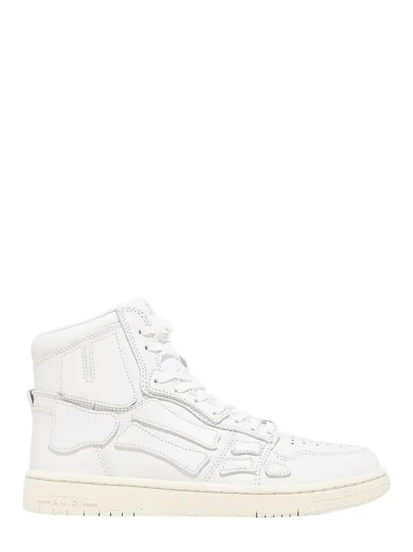 Amiri Skel Top High 'triple Sneakers - White