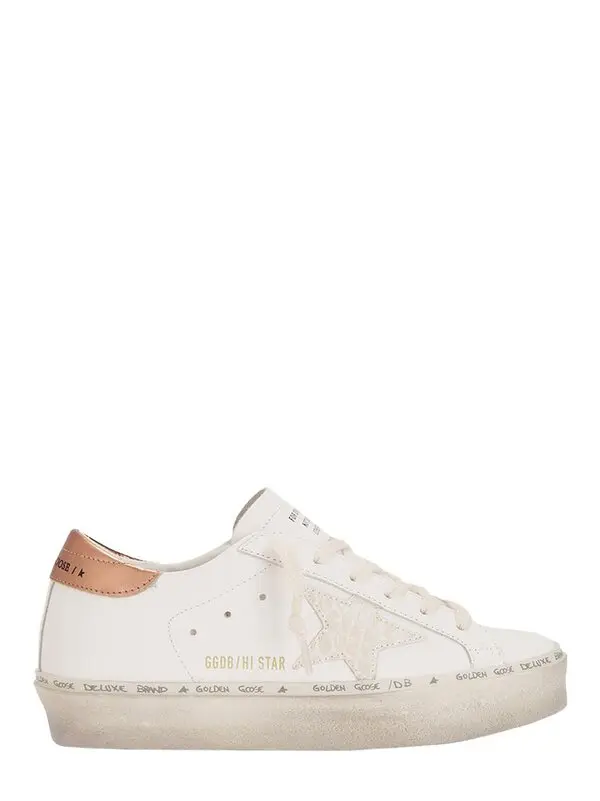 GOLDEN GOOSE Hi Star Sneakers - White